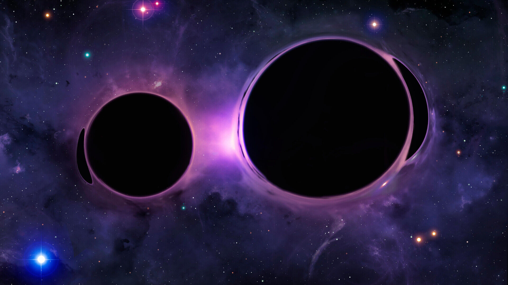 Scientists Capture the First-Ever Image of Two Black Holes Orbiting ...